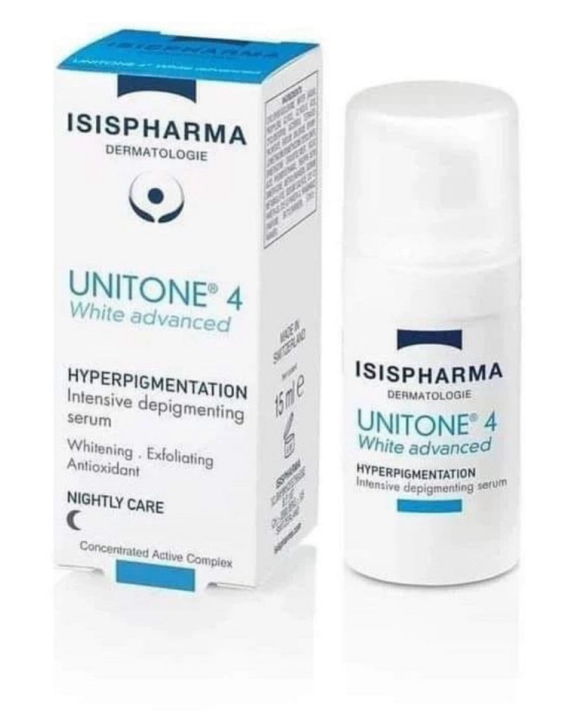 ISIS PHARMA UNITONE 4 WHITE ADVANCED- INTENSIVE DEPIGMENTATION SERUM ...