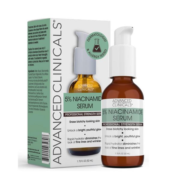 ADVANCED CLINICALS NIACINAMIDE SERUM- 52ML – Skin Pop Essentiel