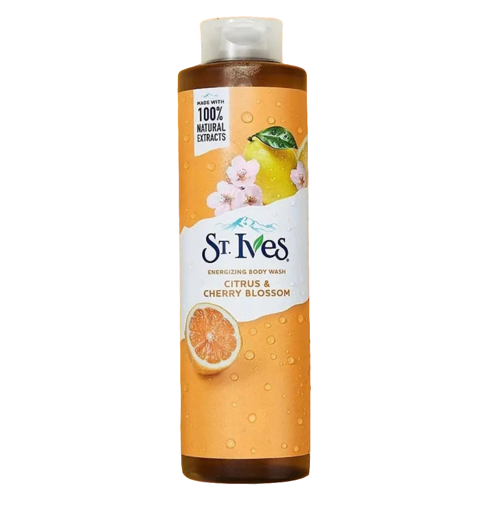 ST IVES BODY WASH- CITRUS & CHERRY BLOSSOM 650ML – Skin Pop Essentiel