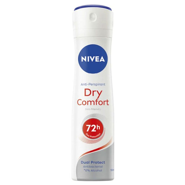 NIVEA 72H DRY COMFORT ANTI-PERSPIRANT SPRAY – Skin Pop Essentiel