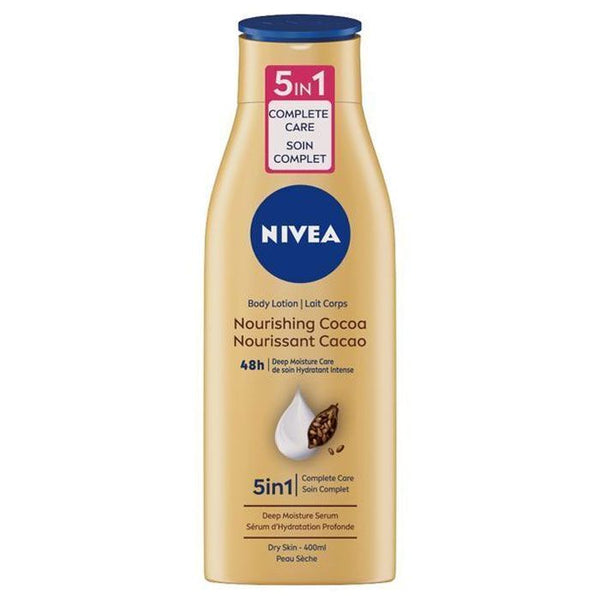 NIVEA NOURISHING COCOA 5 IN 1 DEEP MOISTURIZING LOTION - 400ML – Skin ...