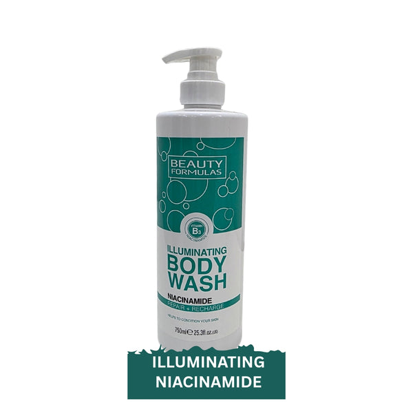 BEAUTY FORMULAS NIACINAMIDE ILLUMINATING BODY WASH - 750ML – Skin Pop ...