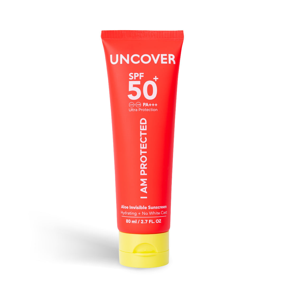 UNCOVER ALOE INVISIBLE SUNSCREEN – Skin Pop Essentiel